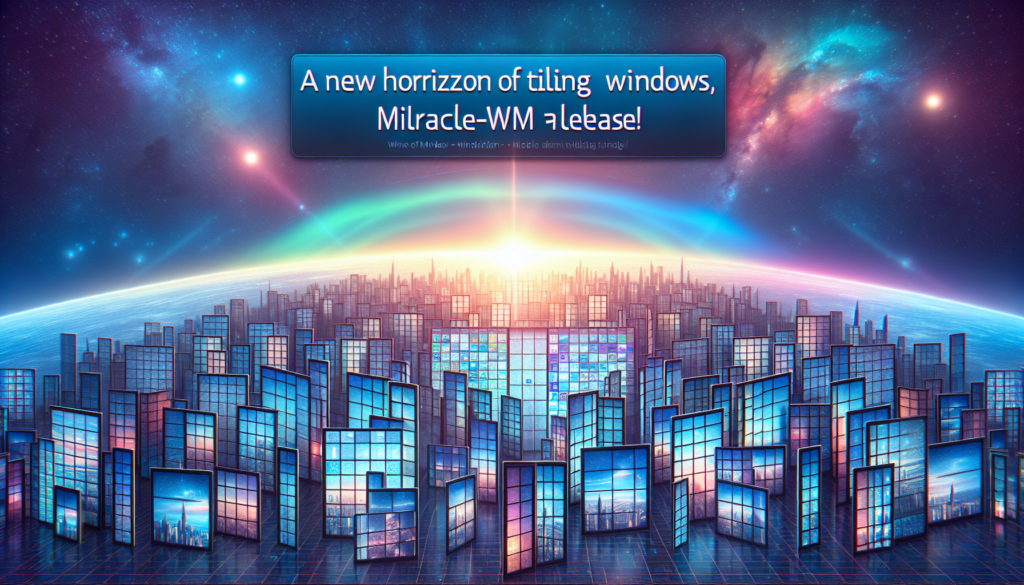 "타일링 윈도우의 새 지평, Miracle-WM 0.4 출시!" - 라이프온룸